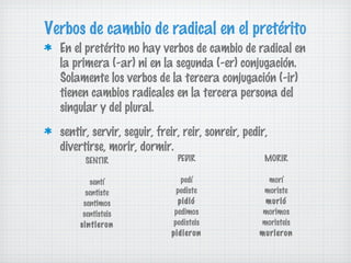 El preterito indefinido | PPT