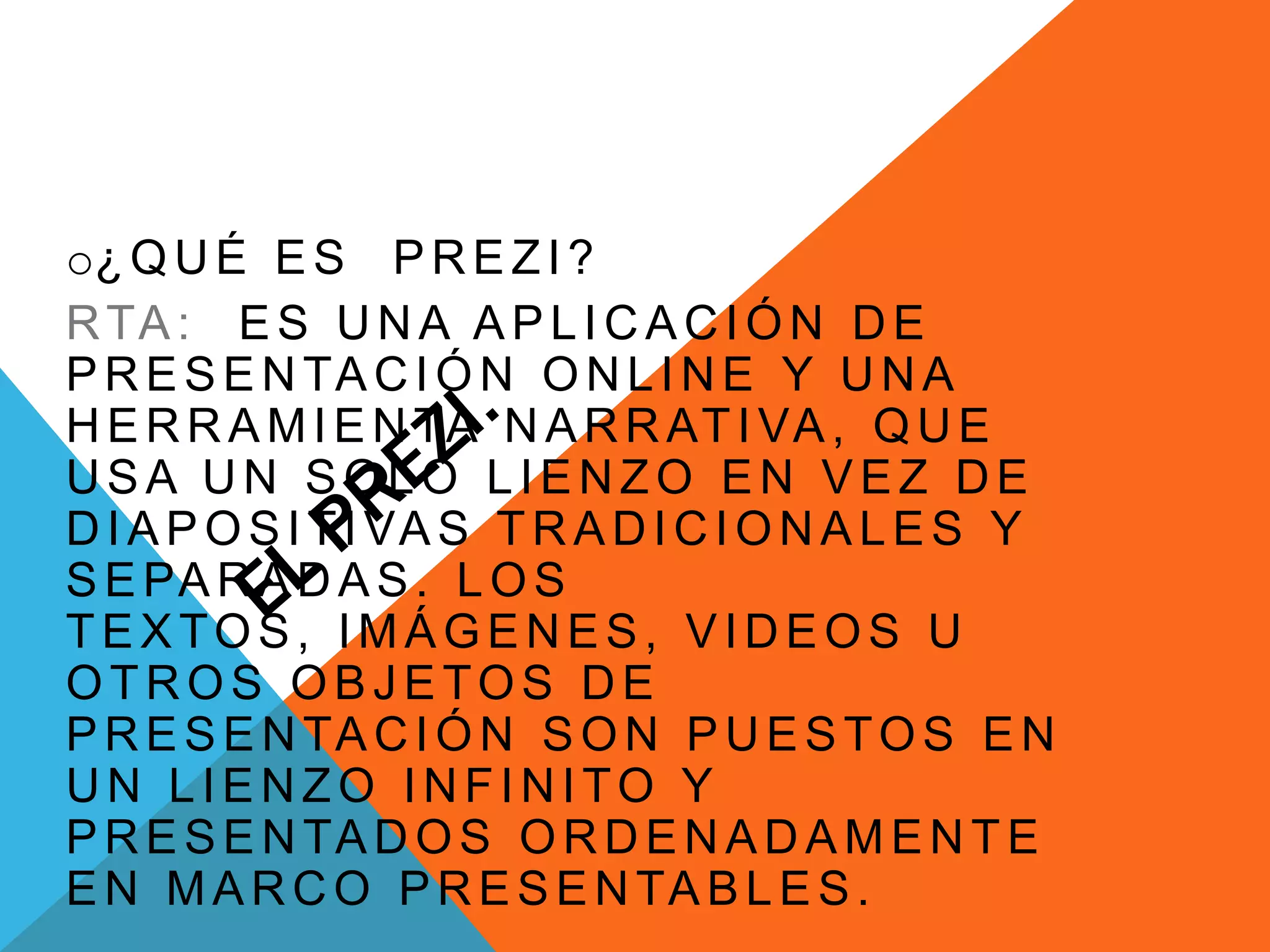 El prezi y el slideshare | PPTX | Computer Software and Applications | Computing