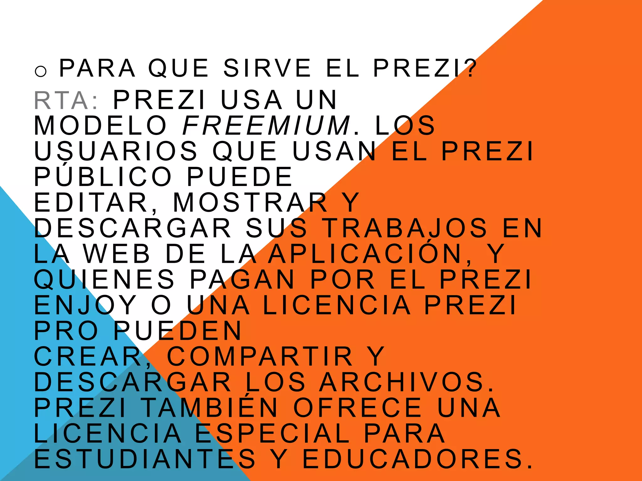 El prezi y el slideshare | PPTX | Computer Software and Applications | Computing