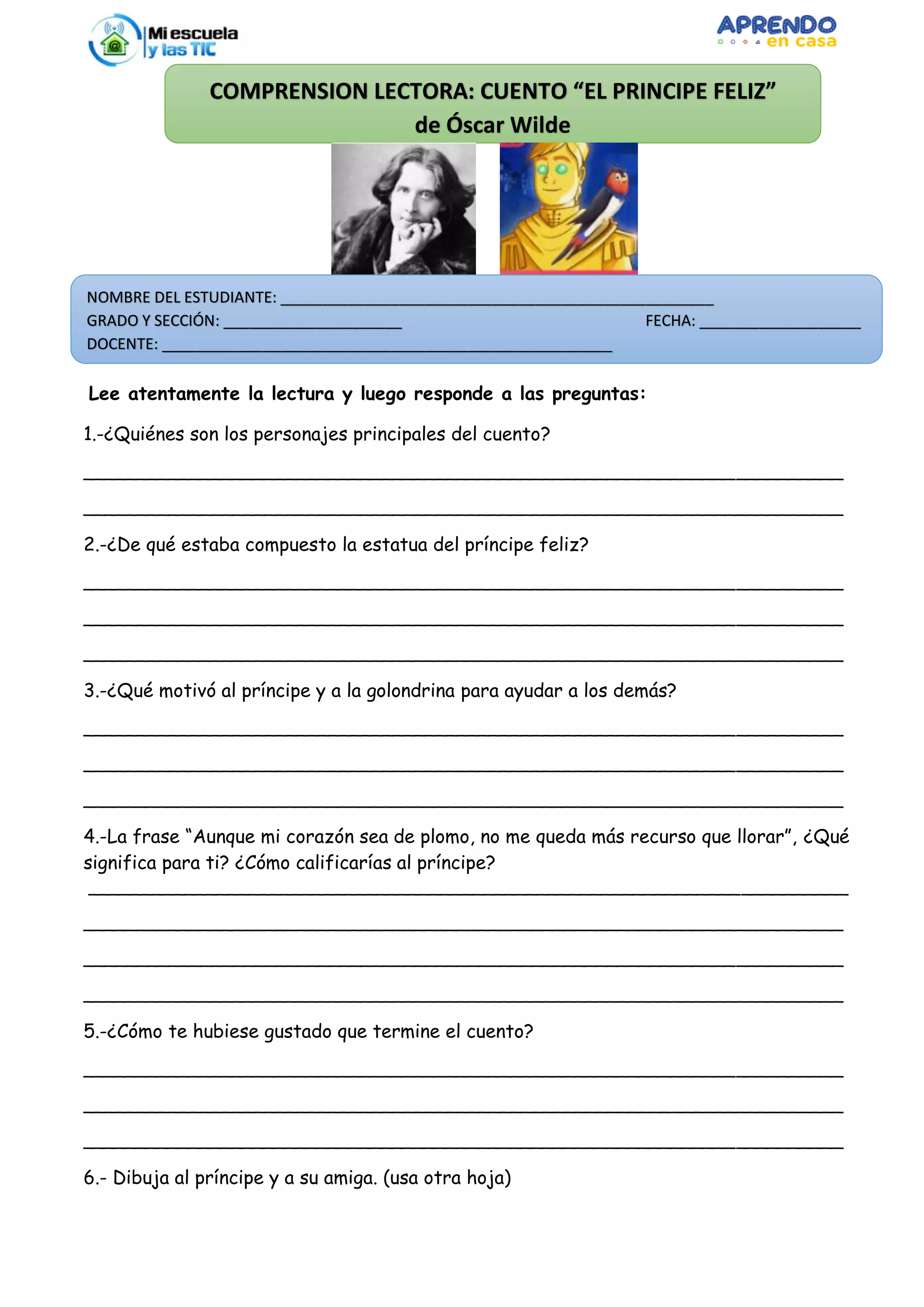 El príncipe feliz | PDF