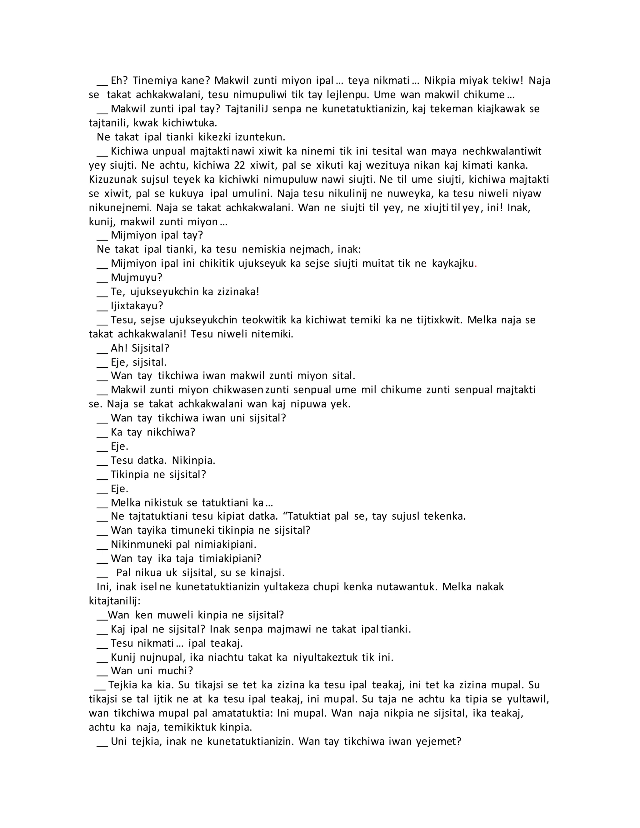 El principito en nahuat | DOCX