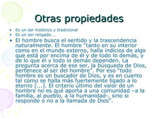 El problema antropológico (1) | PPT