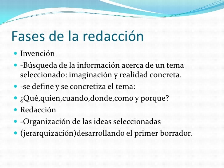 Redaccion Significado