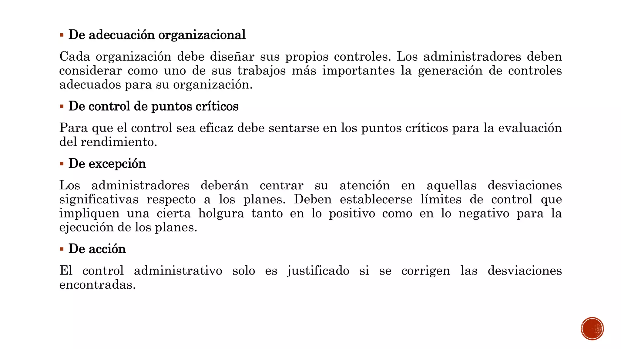 El proceso administrativo y sus etapas de control | PPTX