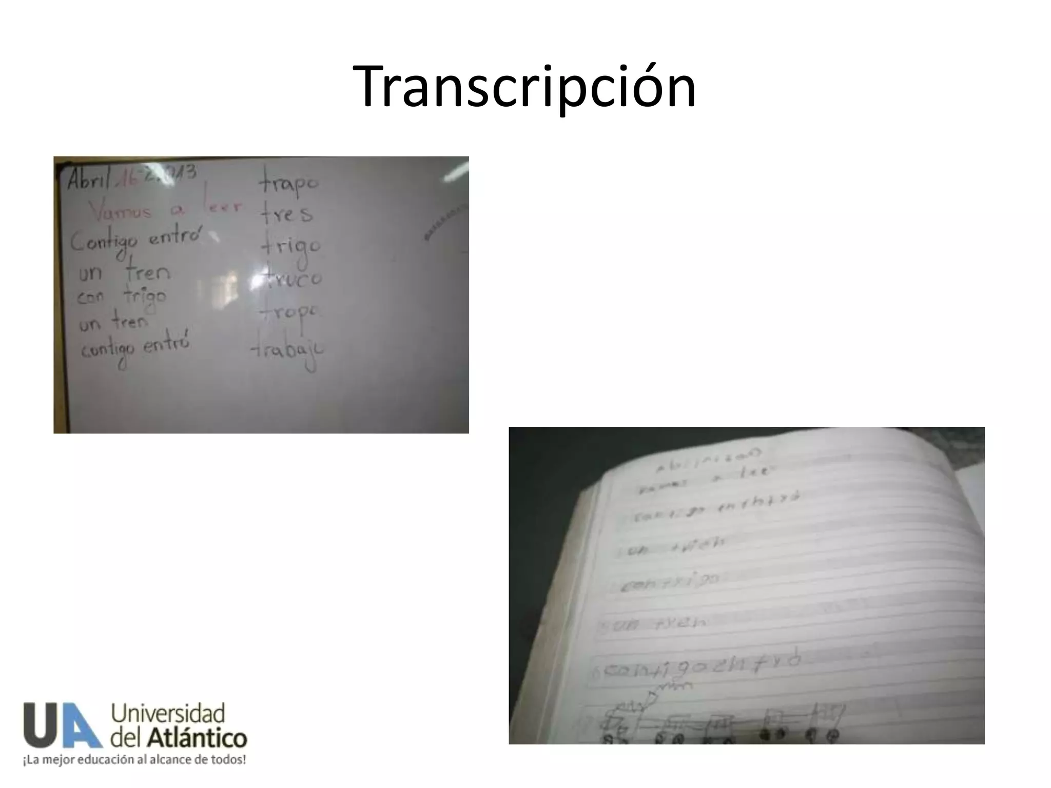 El proceso de adquisición de la lengua escrita | PPT