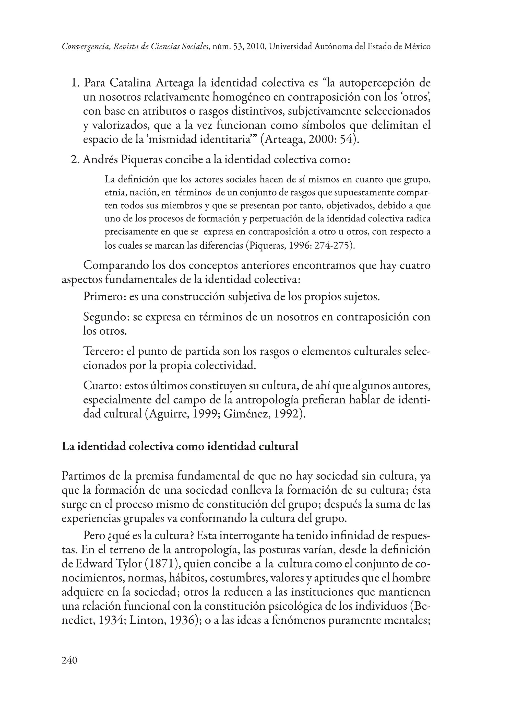 El proceso de construcción de la identidad colectiva..pdf | Genealogy ...