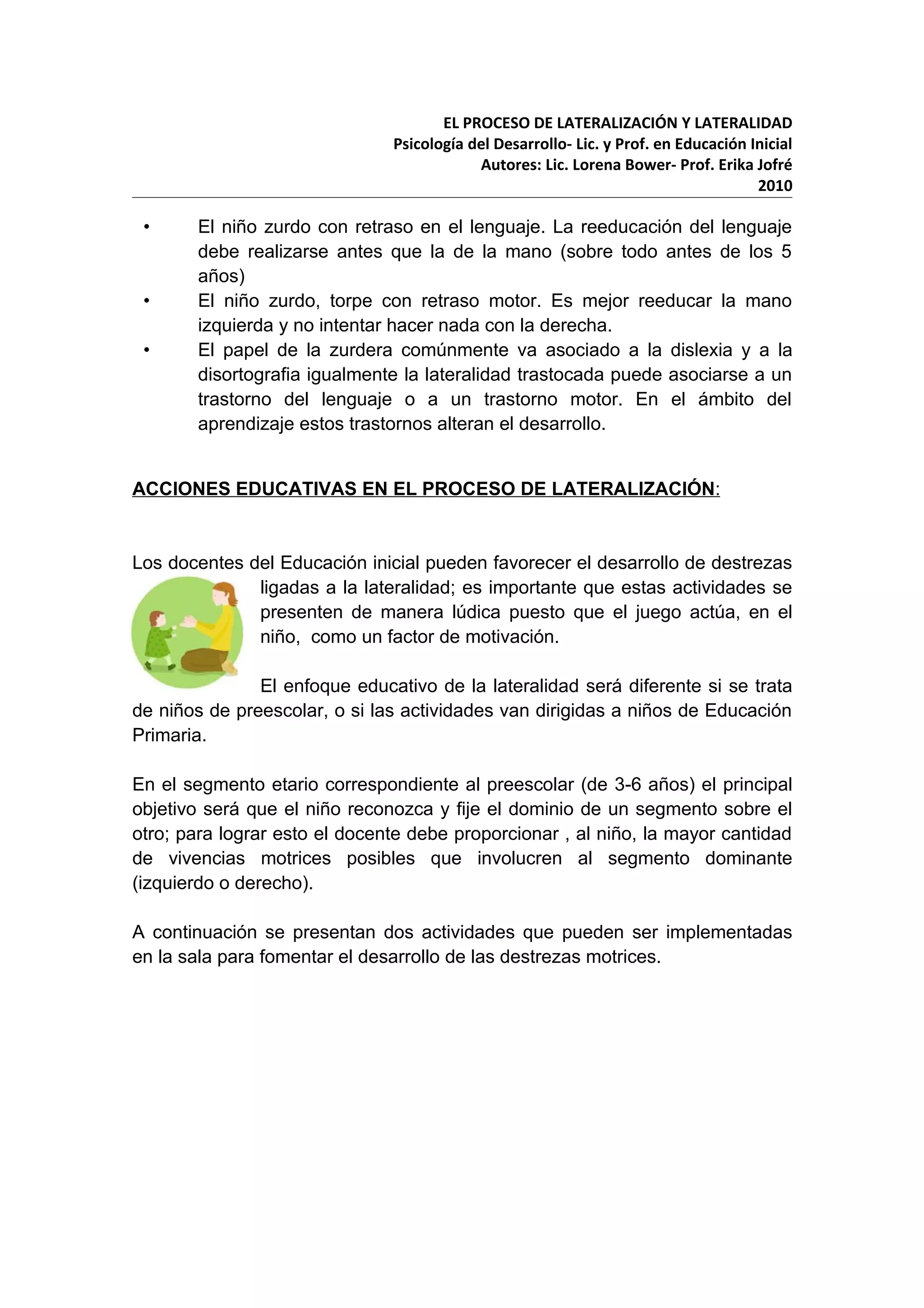 El proceso de lateralización97 | DOC