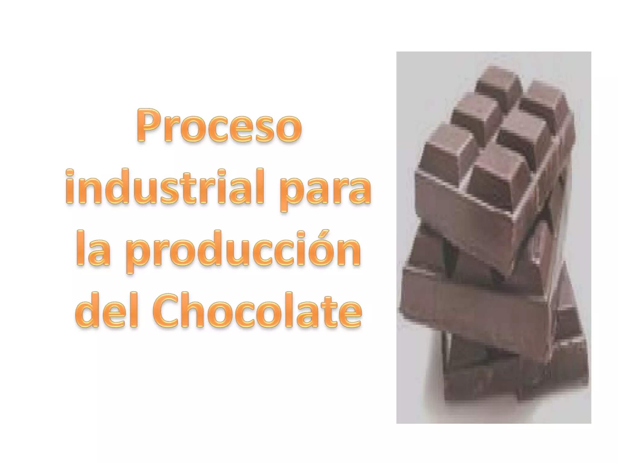 El proceso del chocolate | PPT