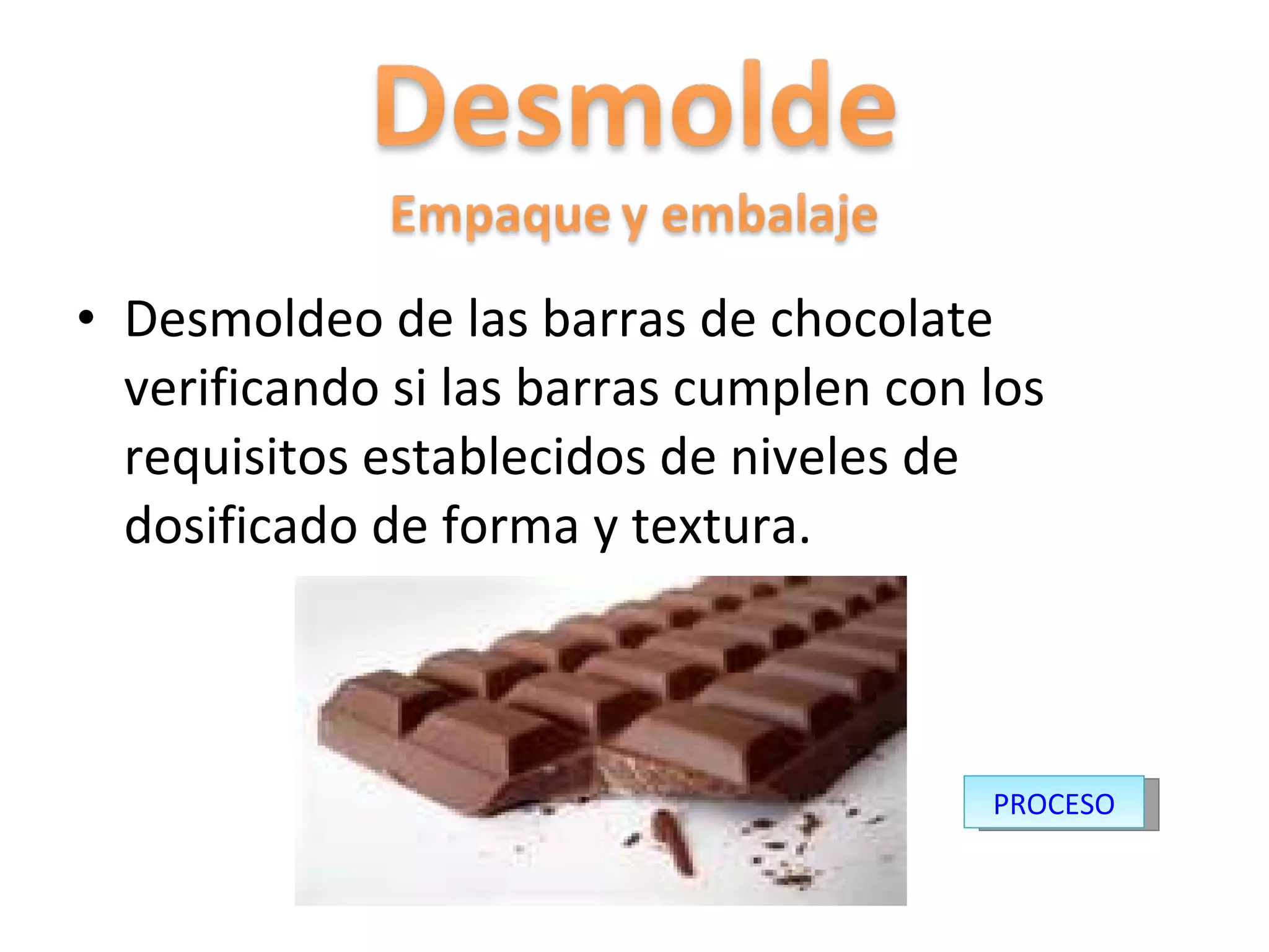 El proceso del chocolate | PPT