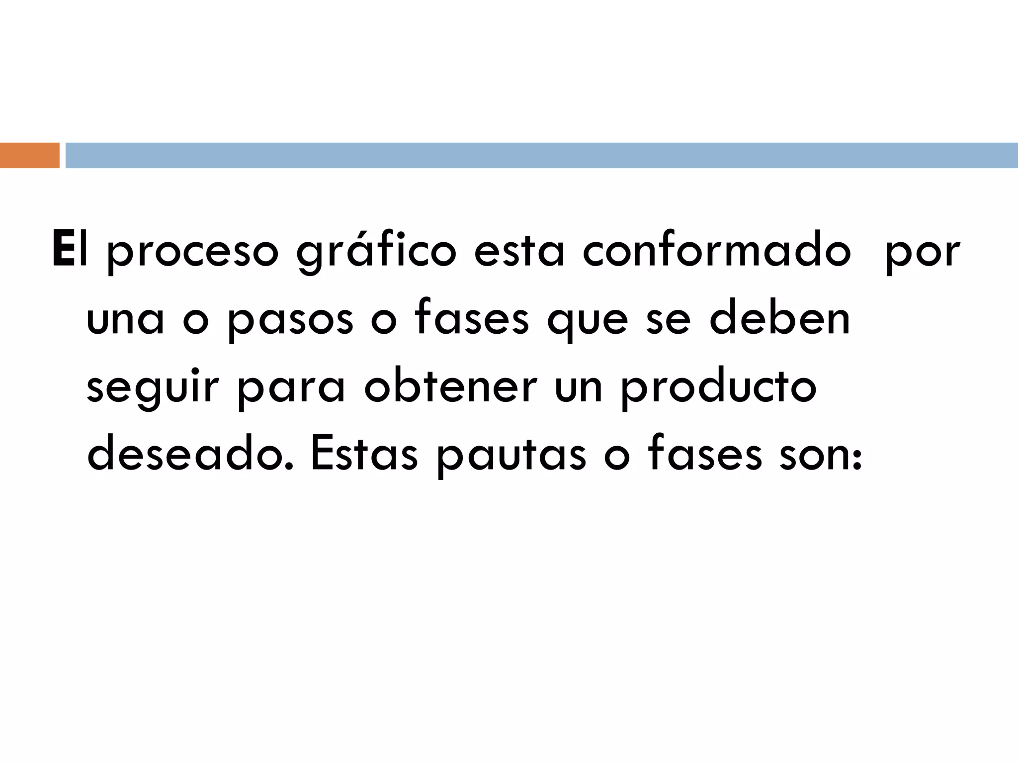 El proceso grafico | PPT