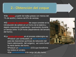 El proceso siderúrgico | PPTX