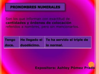 El pronombre y el verbo | PPTX