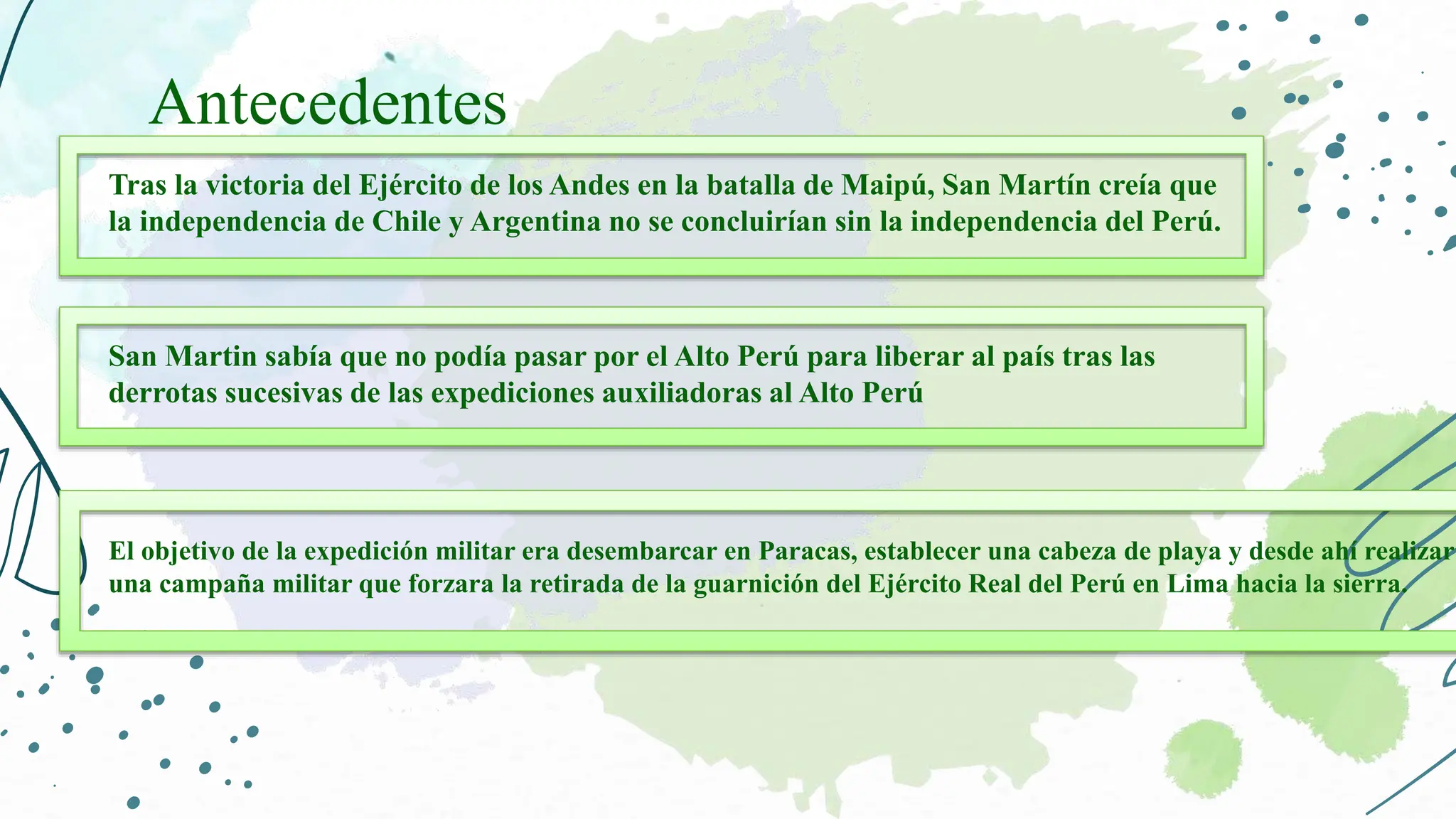 EL PROTECTORADO DEL PERÚ, TEXTO EXPOSITIVO | PPTX