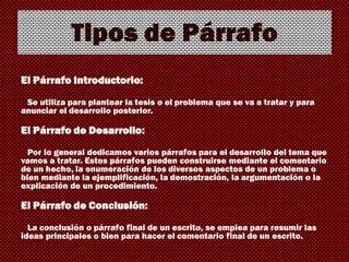 El párrafo y la ingenieria civil | PDF