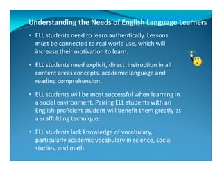 ELPS Strategies | PDF | Educational Assessment | Education