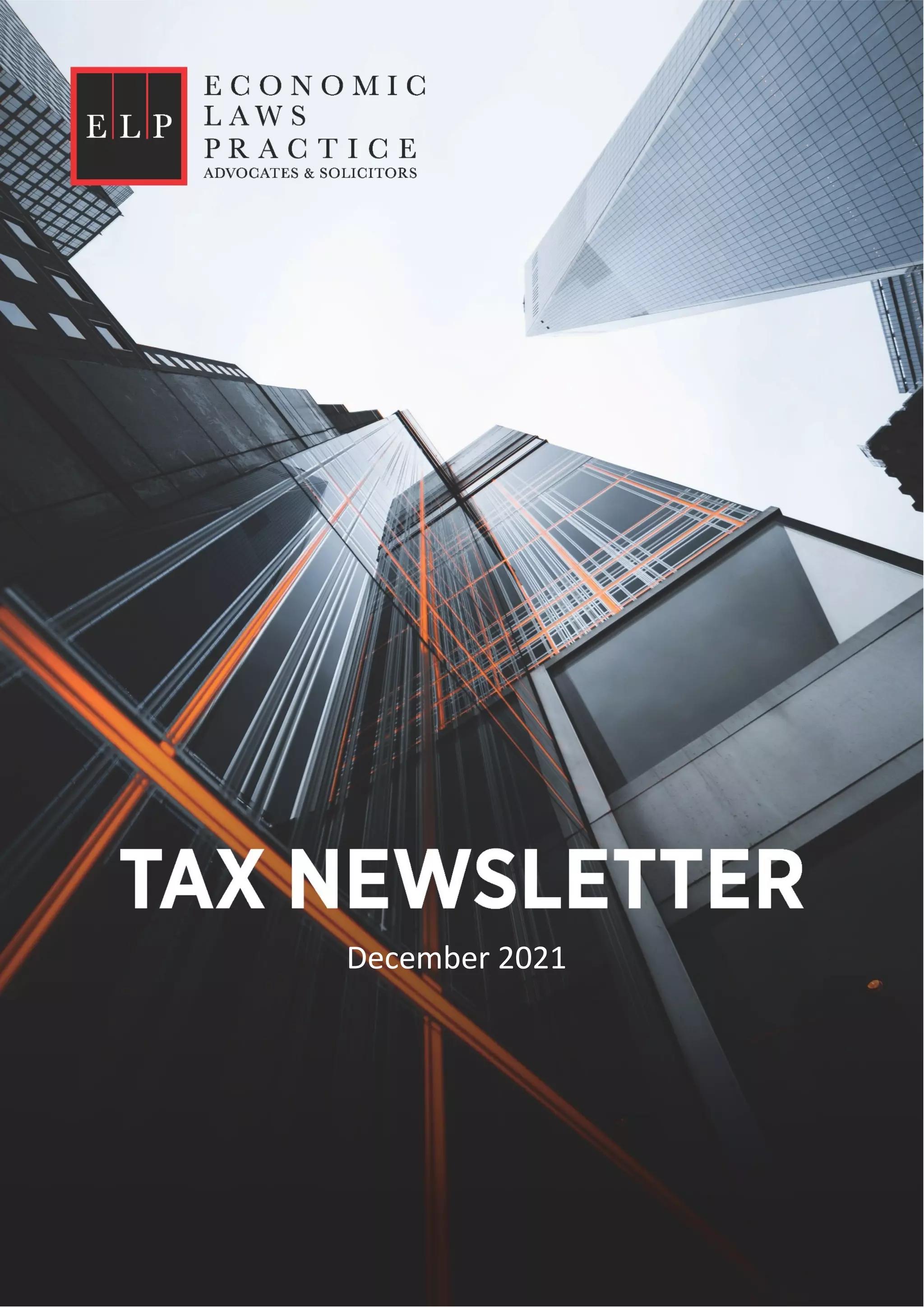 ELP Tax Newsletter December 2021 | PDF