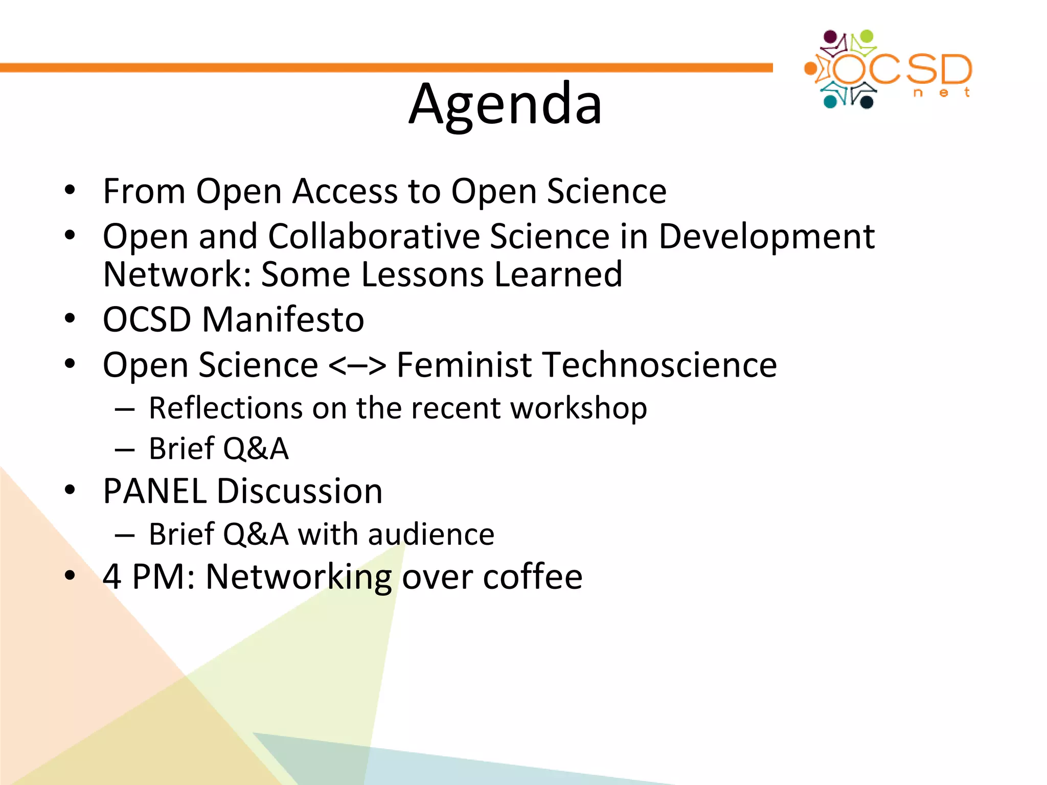 ELPUB 2018 Feminist Open Science workshop | PPT