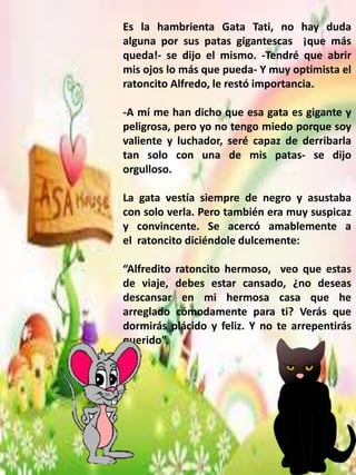 cuento infantil "El ratoncito dormilon" | PPTX