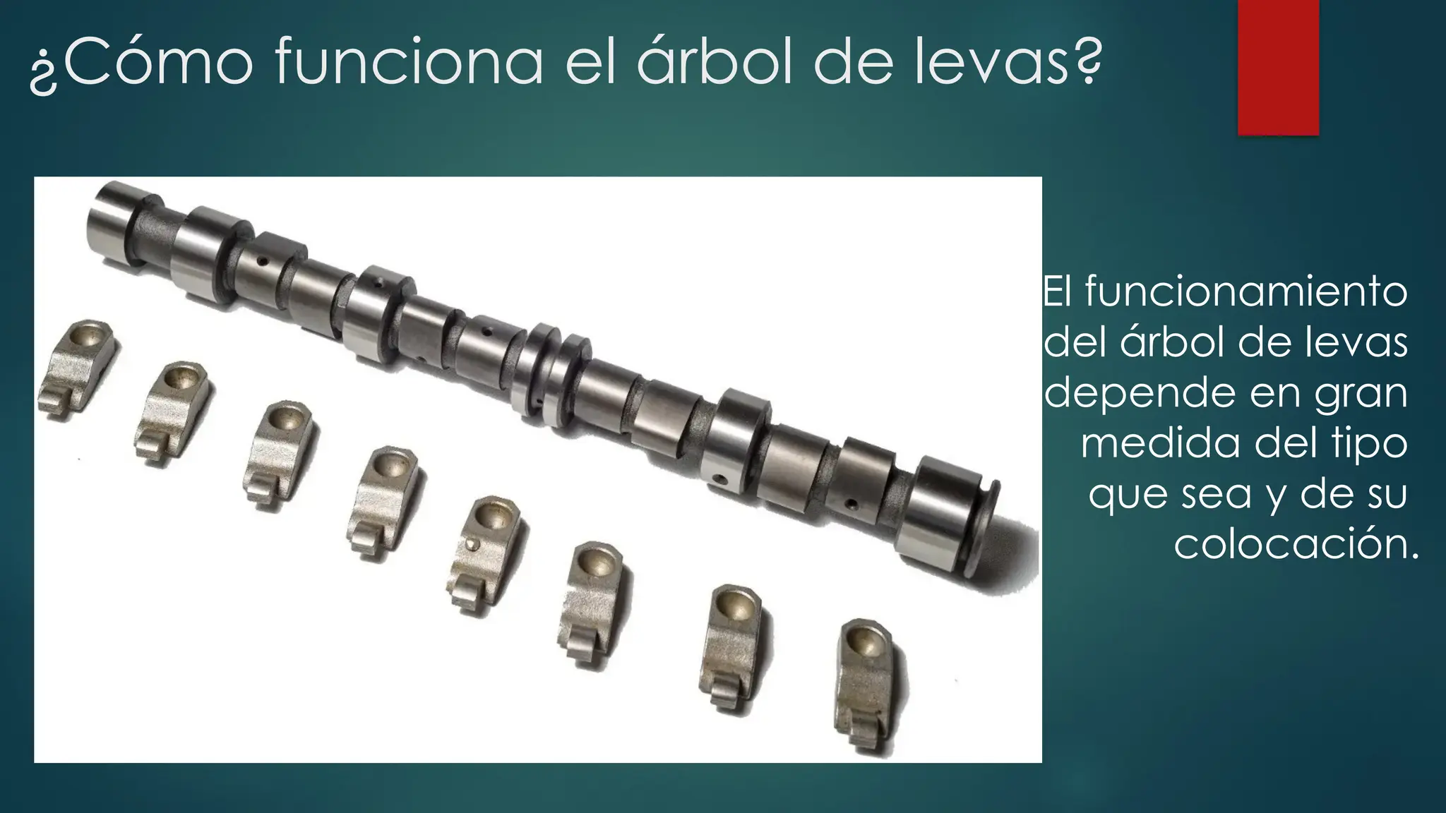El árbol De Levas Partes Y Funciones Pptx