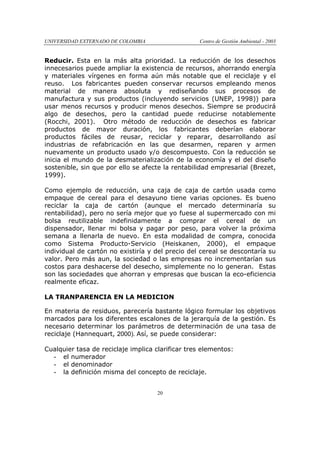 El reciclaje, una herramienta no un | PDF