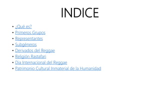 El reggae | PPTX