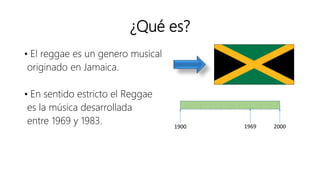 El reggae | PPTX