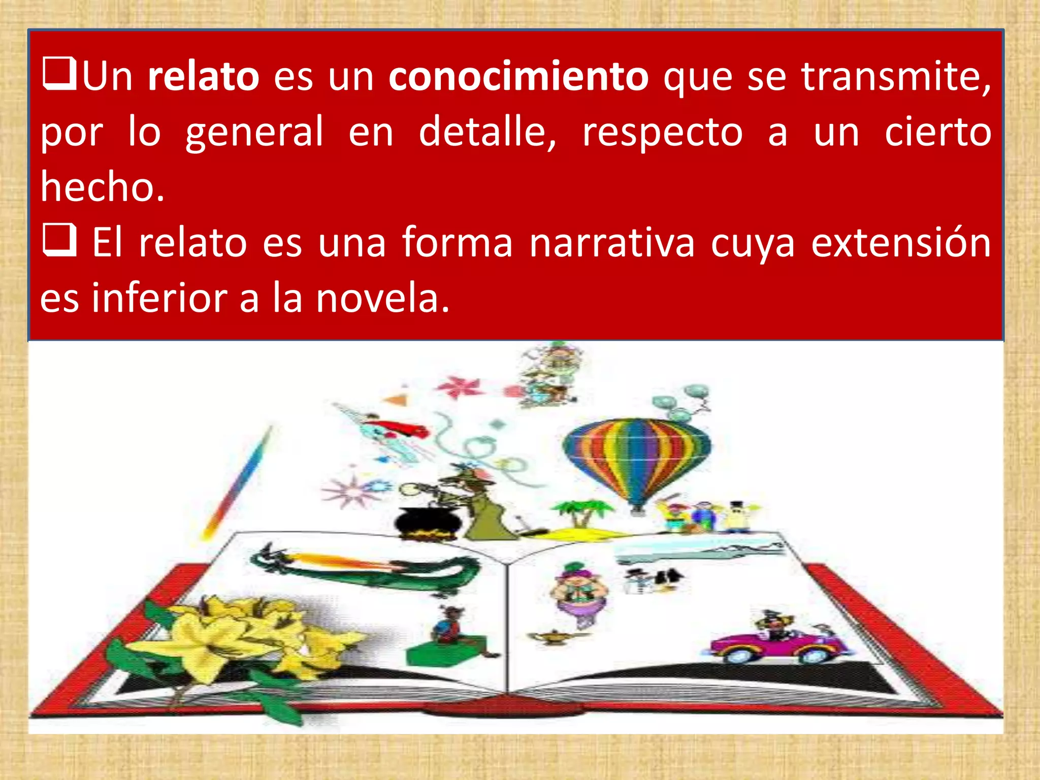 El relato | PPT