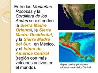 El relieve americano | PPTX
