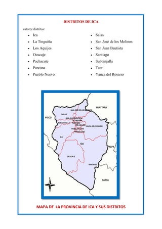 El relieve iqueño | DOCX