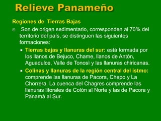 El relieve panameño | PPTX