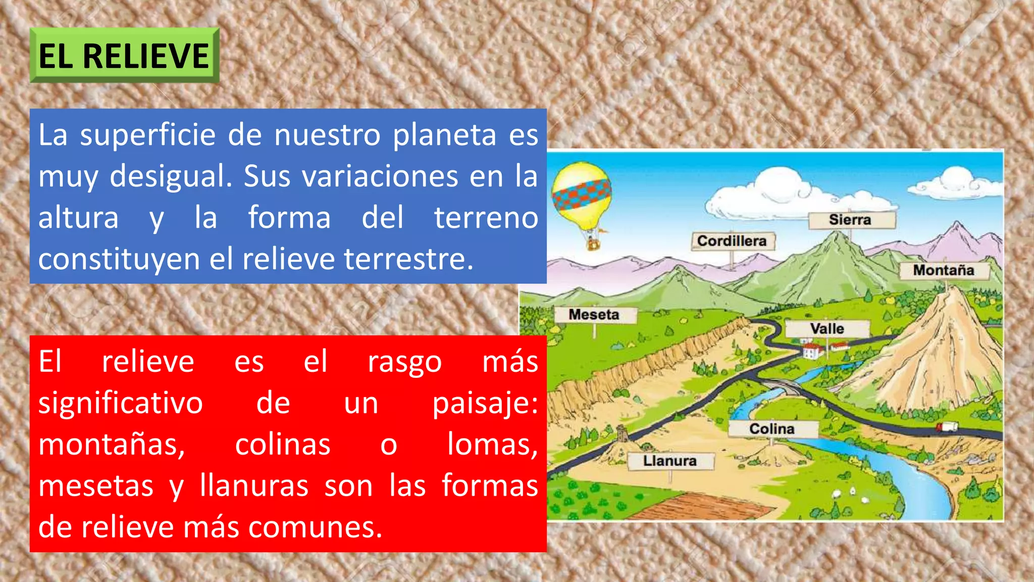 El relieve terrestre | PPT