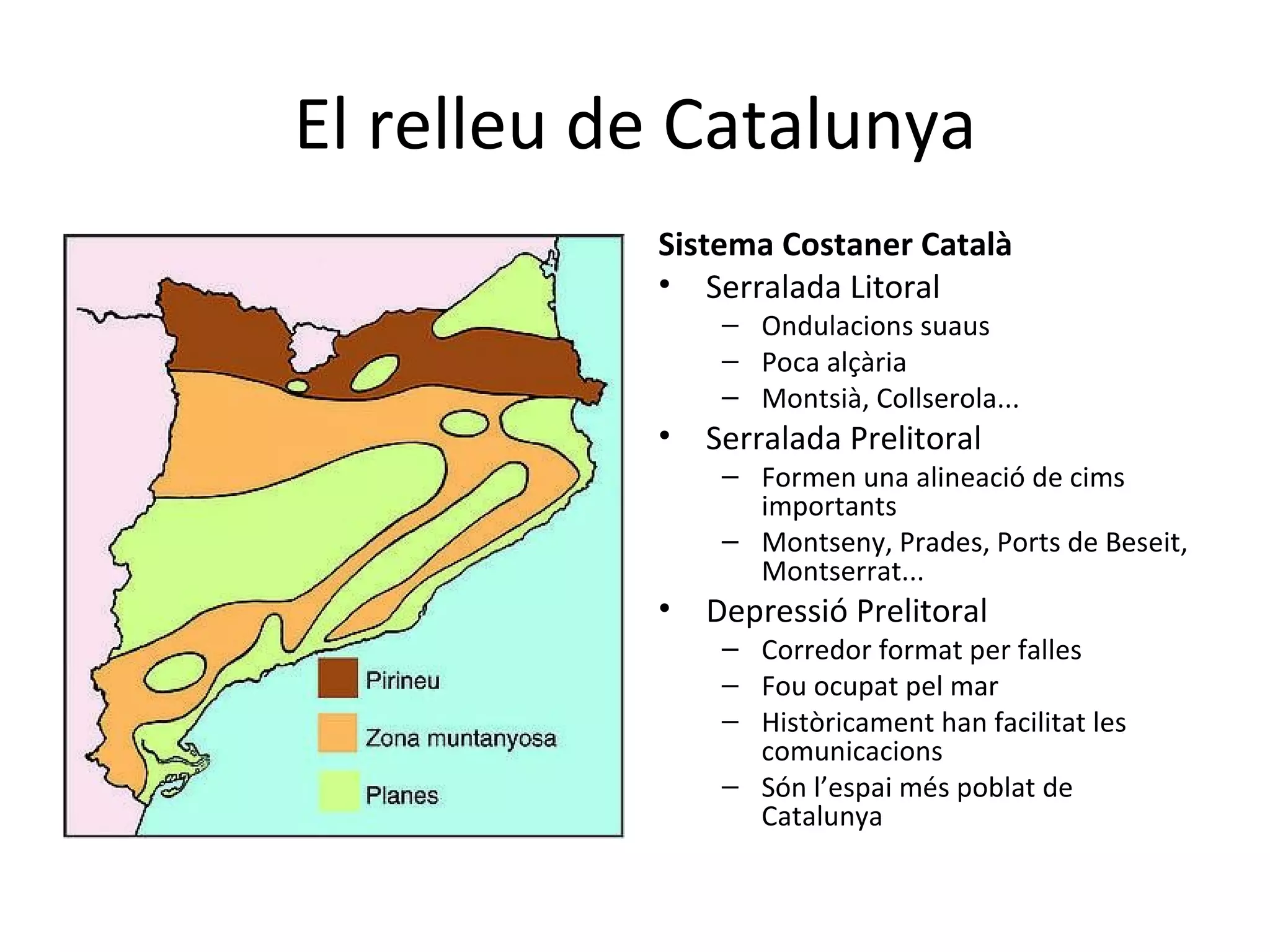 El relleu de catalunya | PPT