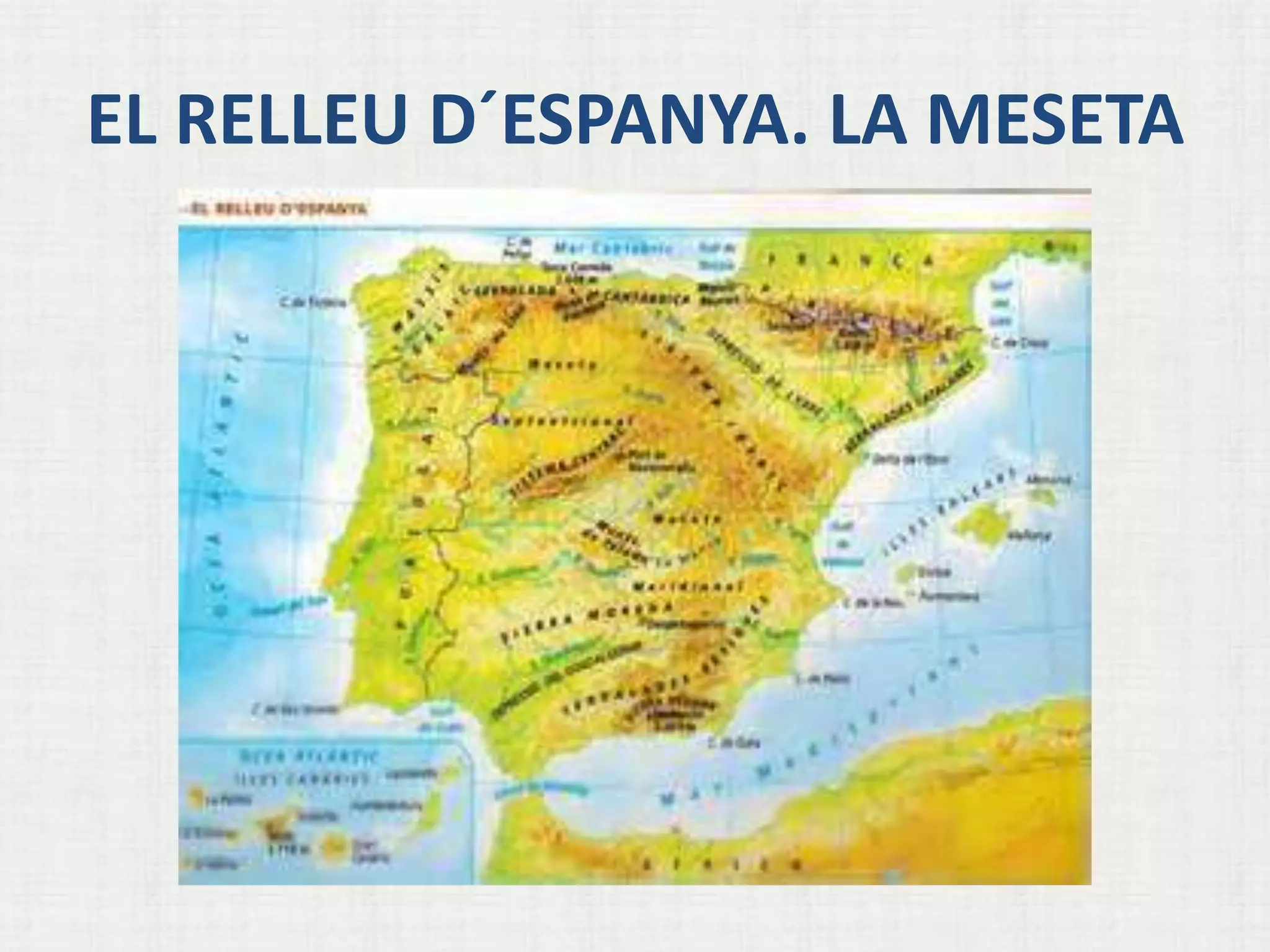 El relleu d´espanya i | PPT
