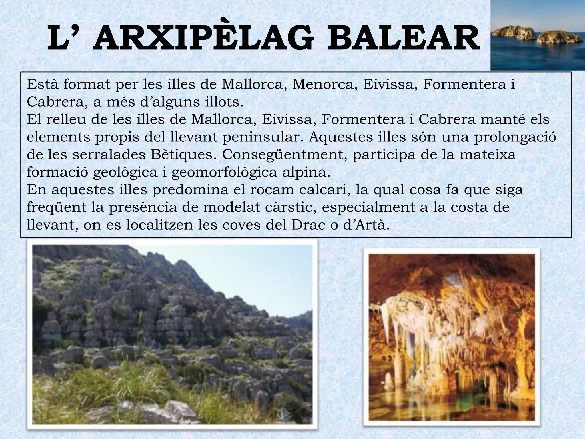 El relleu insular | PPTX