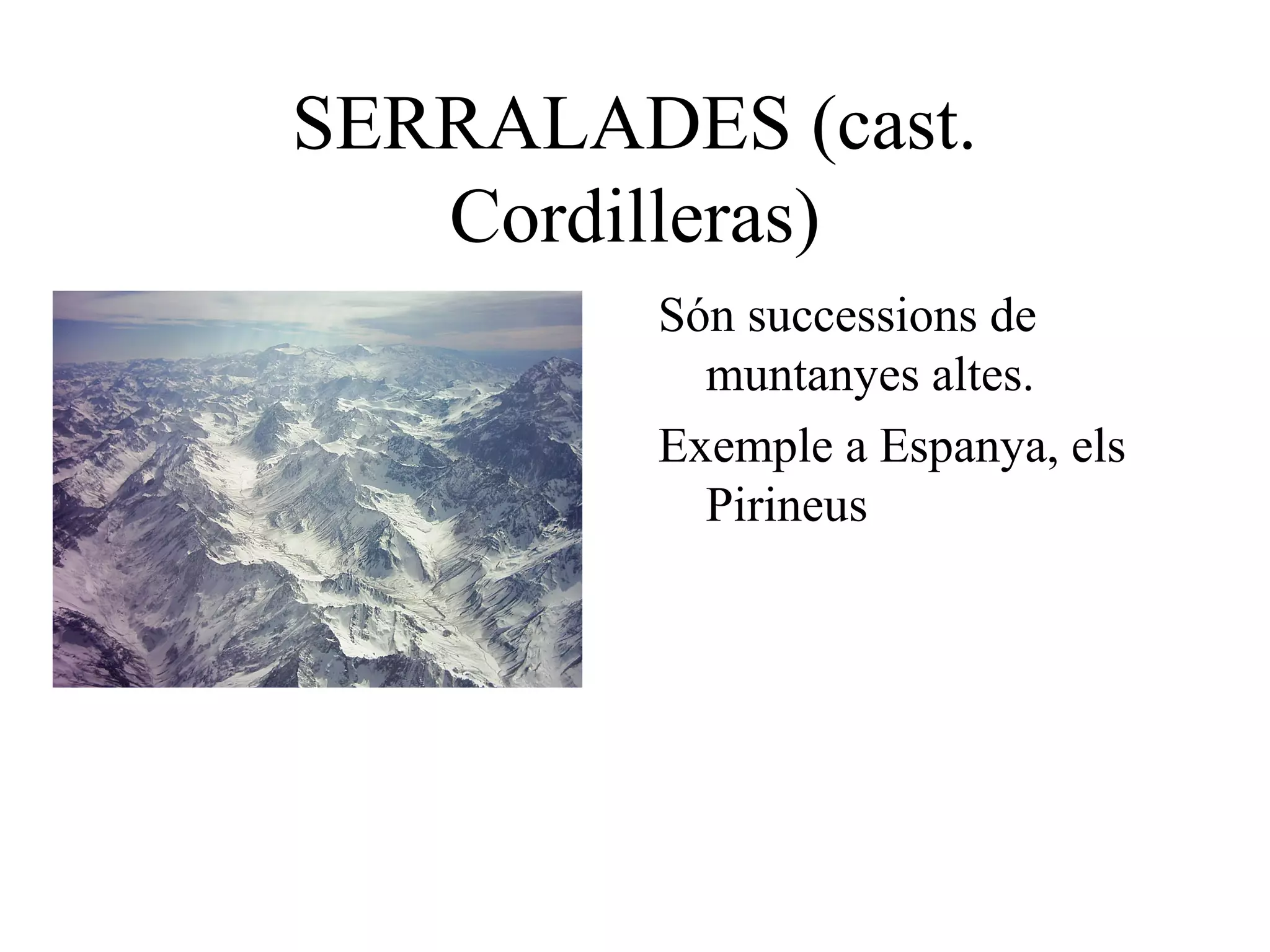 El relleu exemples | PPT