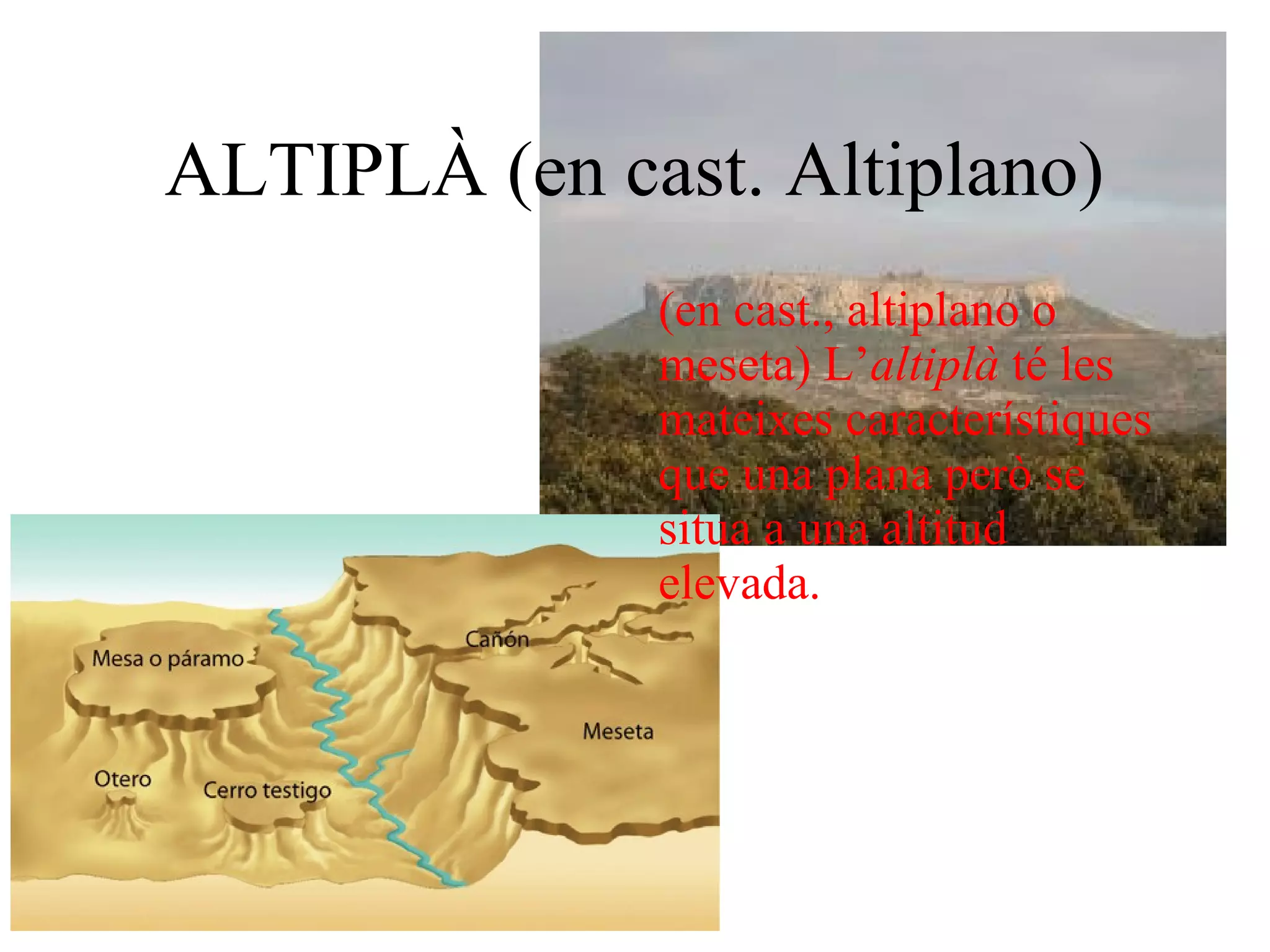 El relleu exemples | PPT