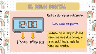 El reloj digital @laprofealecomparte.pptx