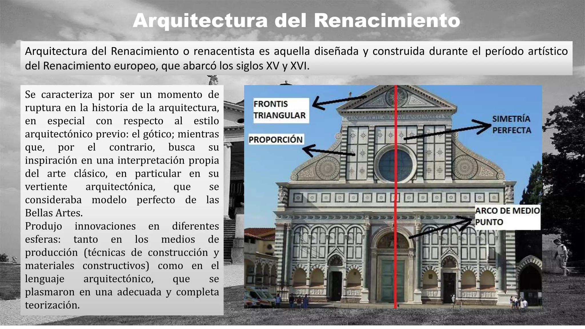 El renacimiento en la arquitectura | PPTX