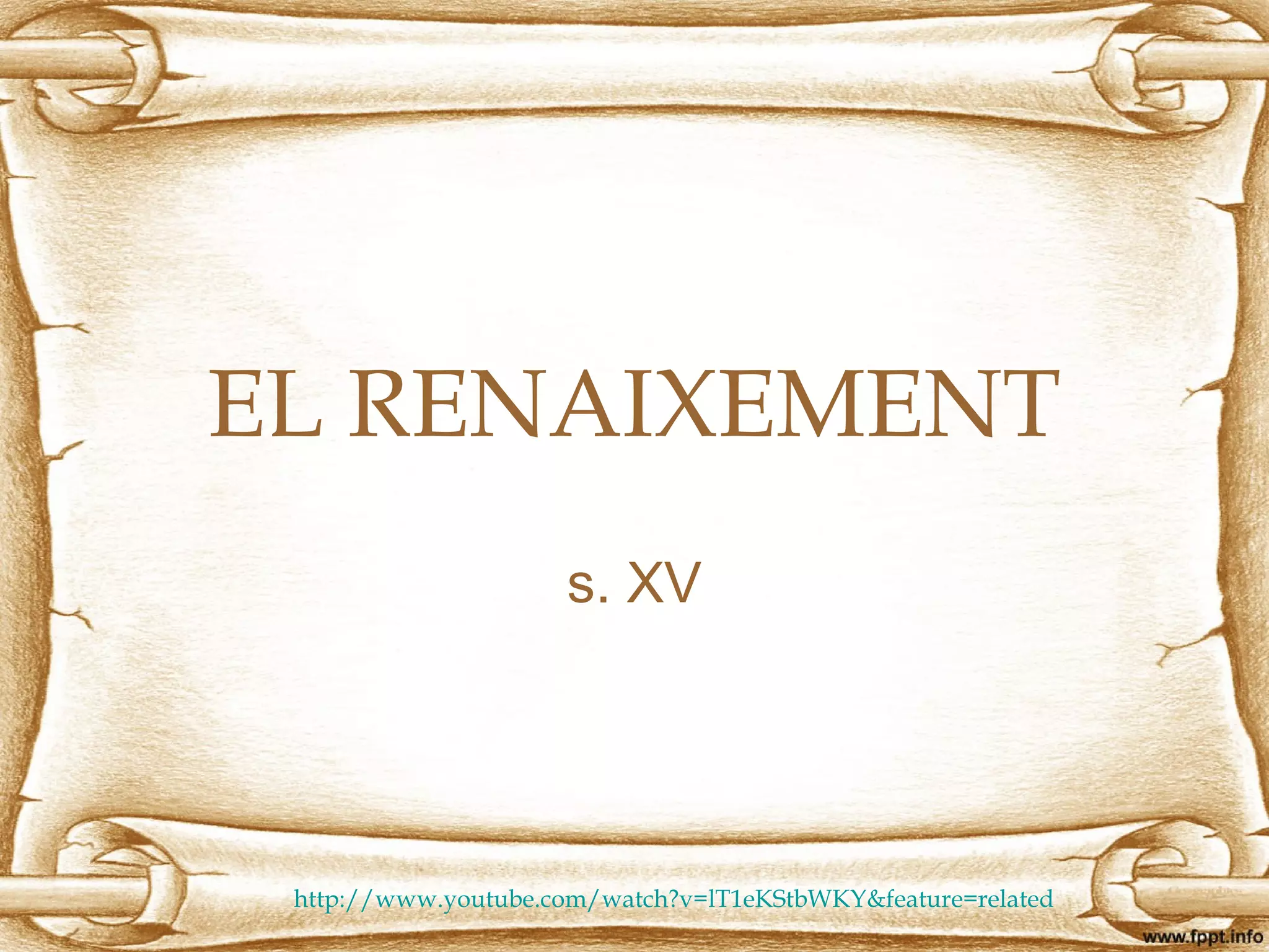 El renaixement | PPT