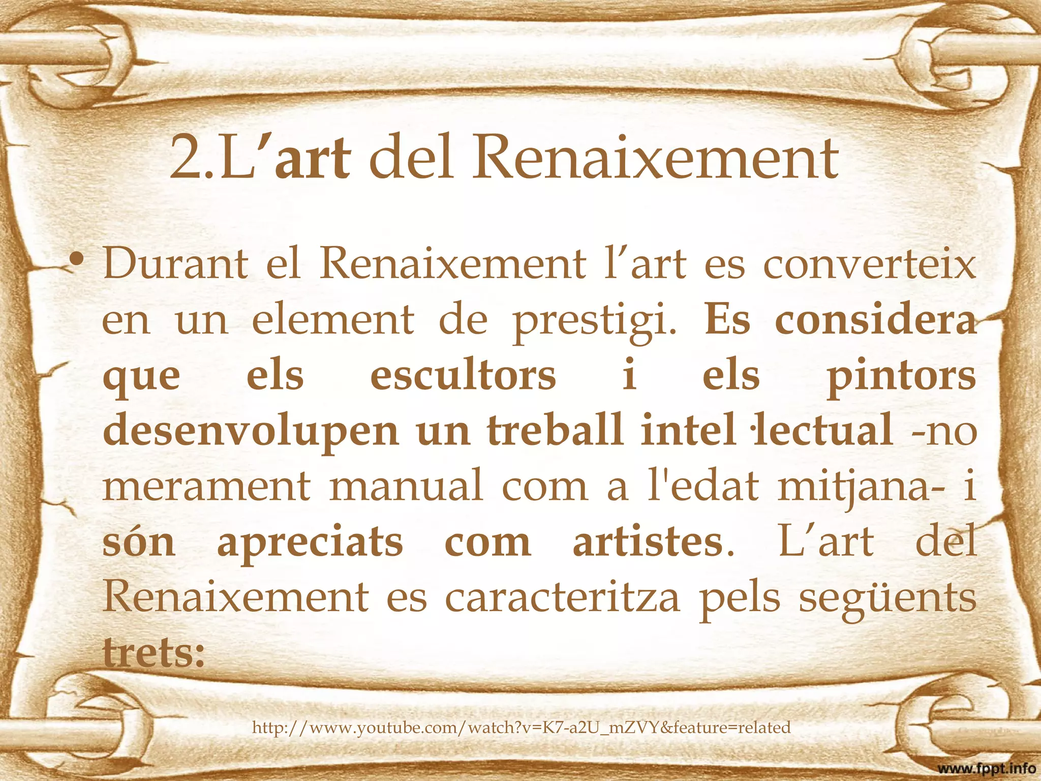 El renaixement | PPT