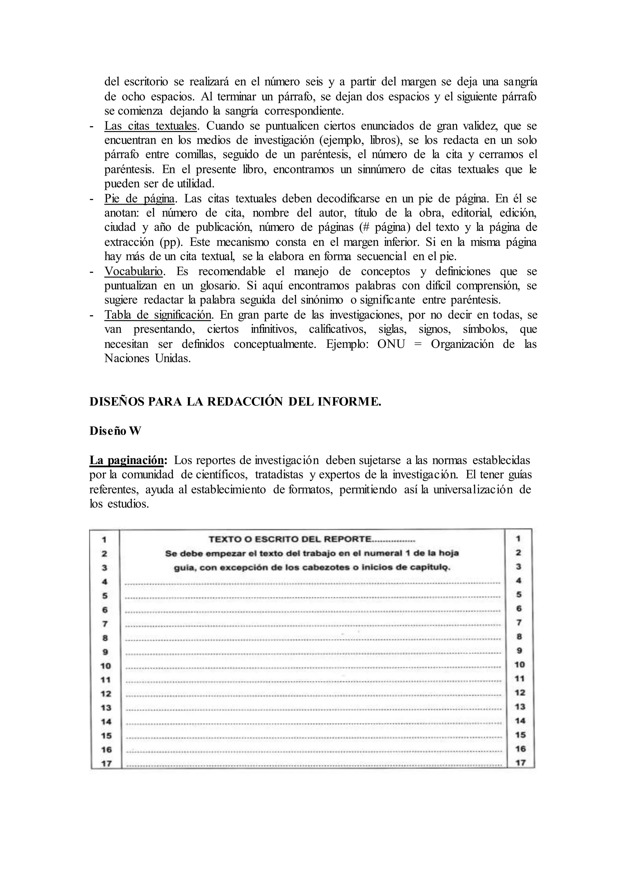 El reporte de investigación | PDF