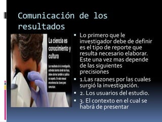 El reporte de resultados del proceso cualitativo | PPTX
