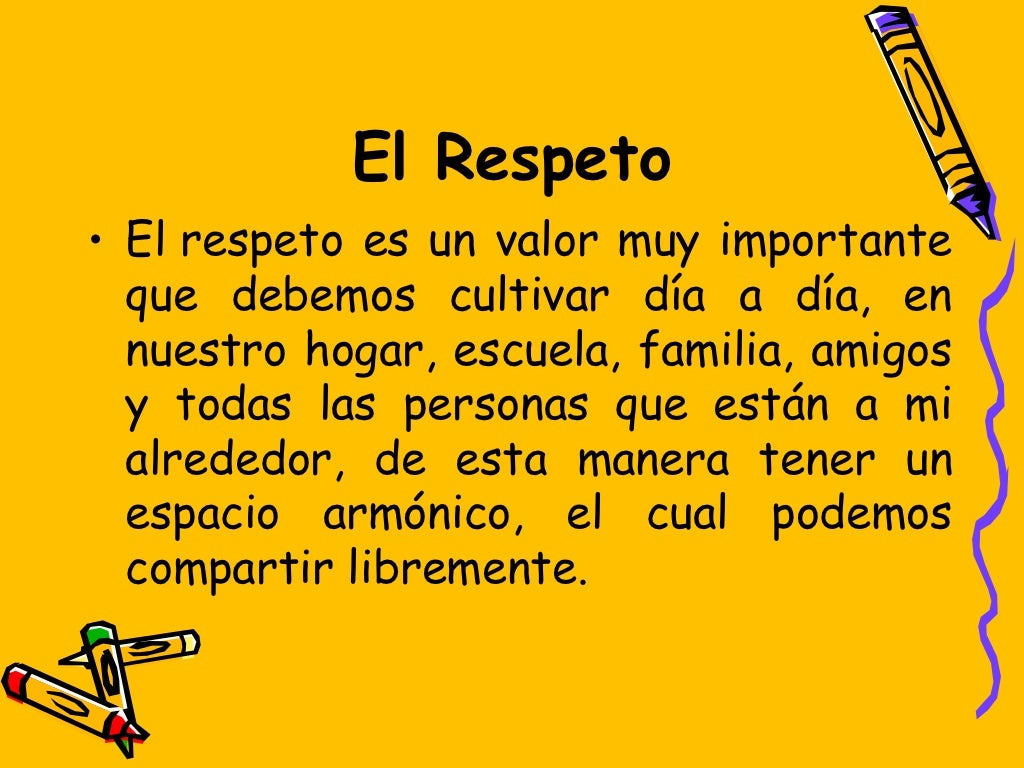 El respeto