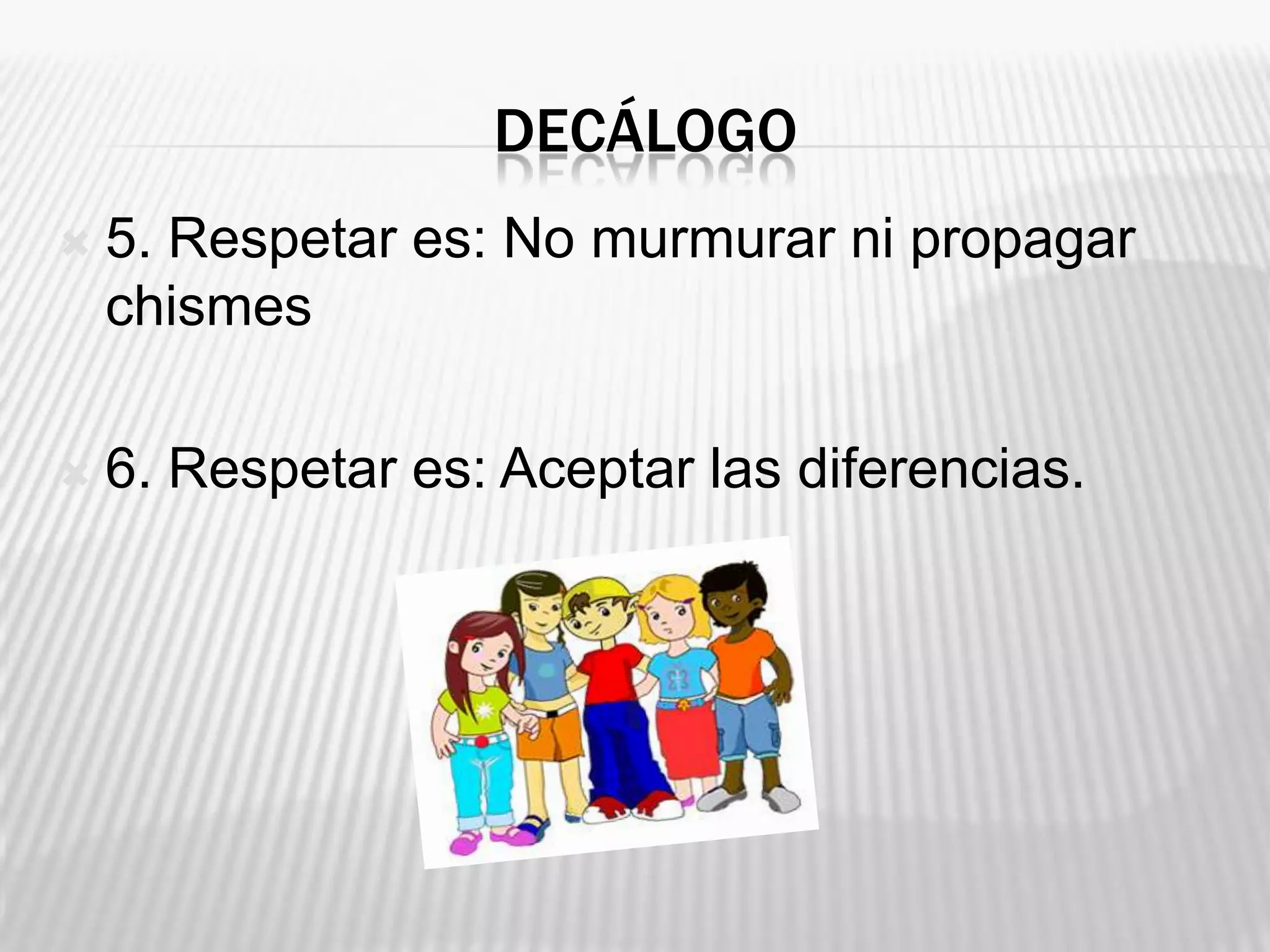 El respeto | PPTX