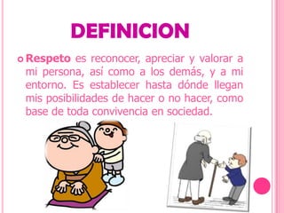 Valor Respeto Definicion