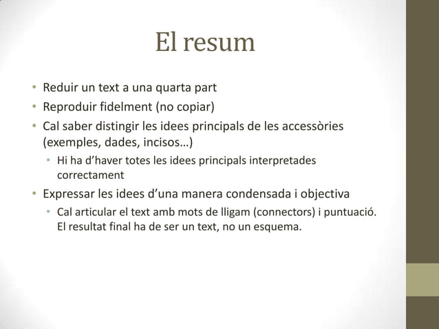 El resum | PPTX