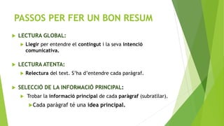 El resum | PPT