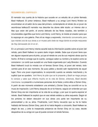 El retrato de dorian gray | PDF