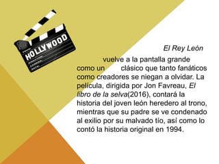 El rey leon | PPT
