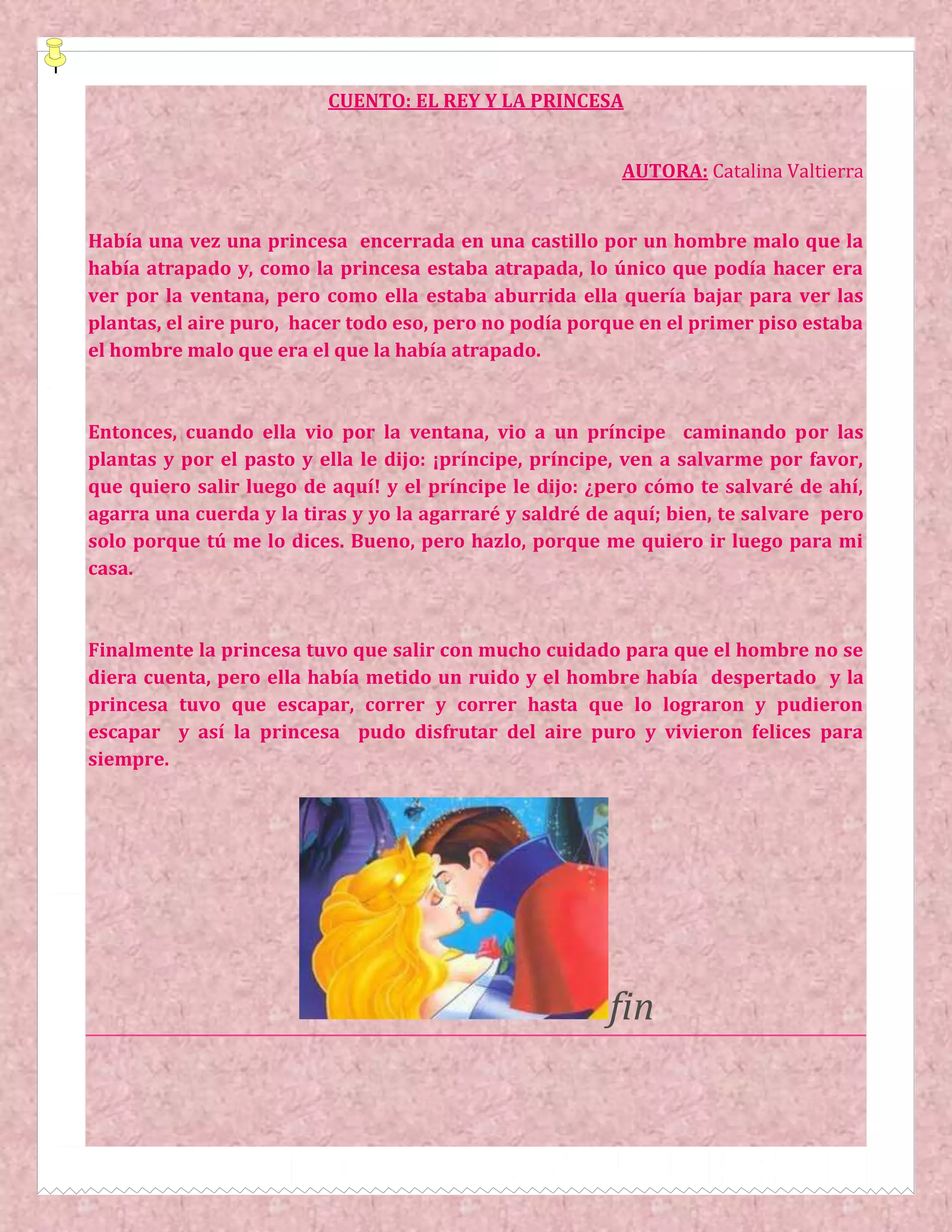 El rey y la princesa | DOCX